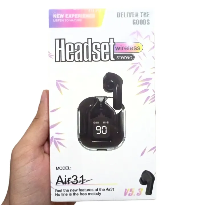 Air31 Earbuds | Wireless Crystal Transparent Bluetooth Earbuds With ...