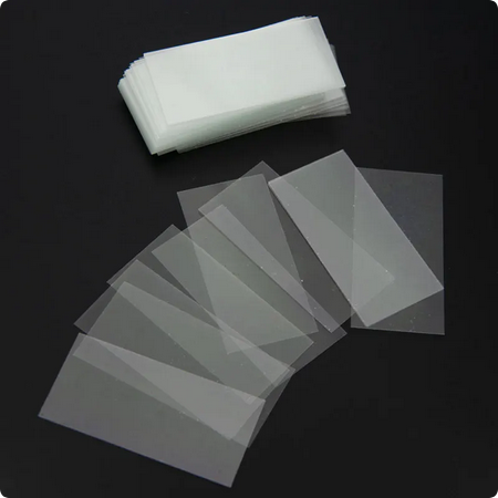 72 PCS Blank Microscope Glass Slides Single Side for Lab Preparation of ...