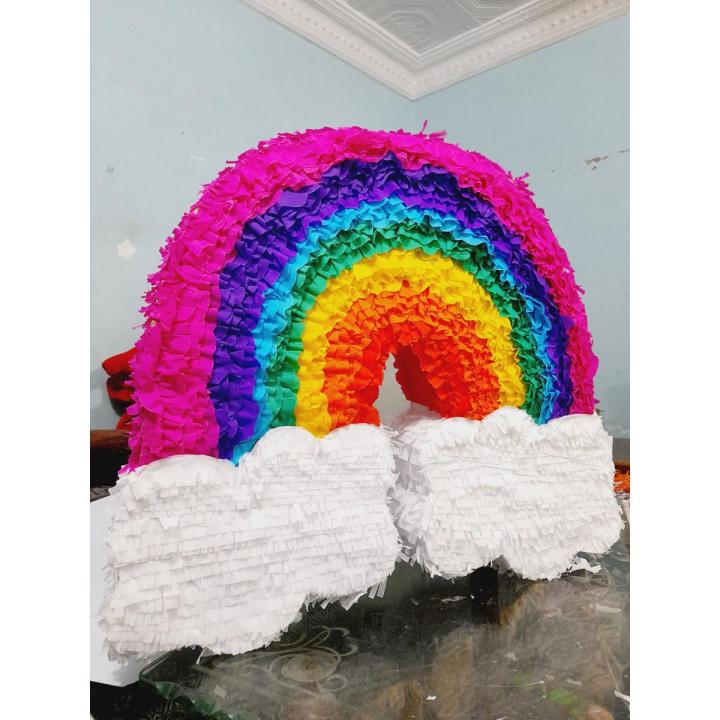 rainbow theme empty pinata | Daraz.pk