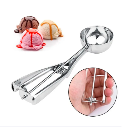 Ice Cream Scope stainless steel Medium Size | Daraz.pk