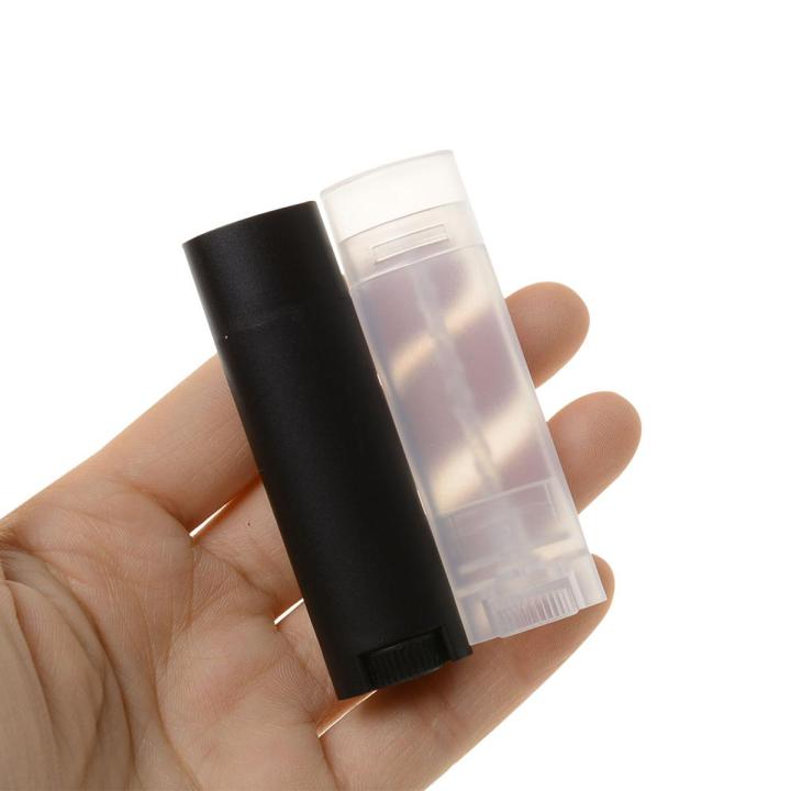 5pieces Balm Tubes Lipstick Plastic Holder DIY Crayon Refillable Bottle ...