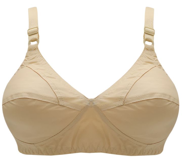 Comfort Cotton Skin Bra for Girls Non Padded Bra for Ladies Lace Bra ...