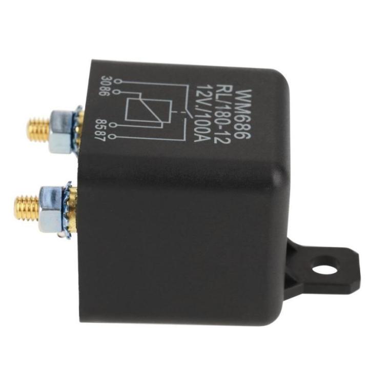 12V 100A Normal Open Heavy Duty Car Starter Relay for Control Battery ...