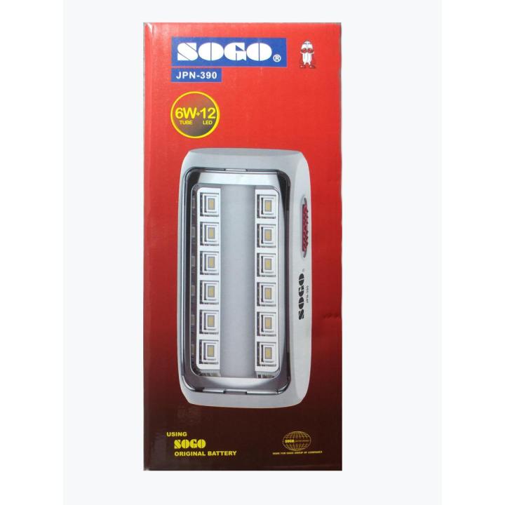 SOGO Rechargeable Emergency Light, Led Light,Torch JPN-390 | Daraz.pk