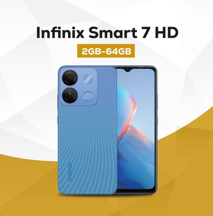 Infinix Smart 7 HD, 2GB RAM + 64GB ROM, IPS LCD 6.6 inches Display ...