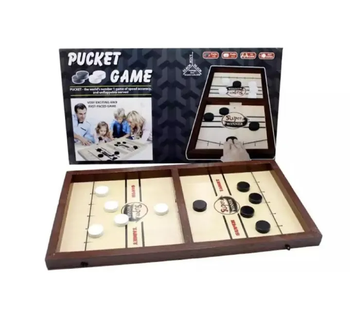 Pucket Board Game for Kids & Adults - Toy Wooden Table Games for Family ...