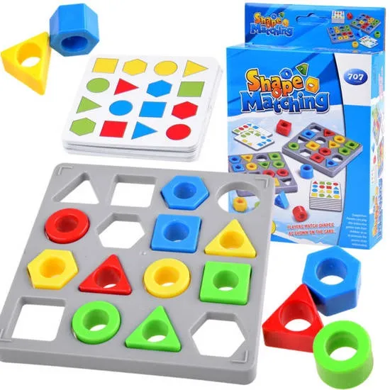 Match the shapes of the figure Shape Sorter Game Educational Toy KS ...