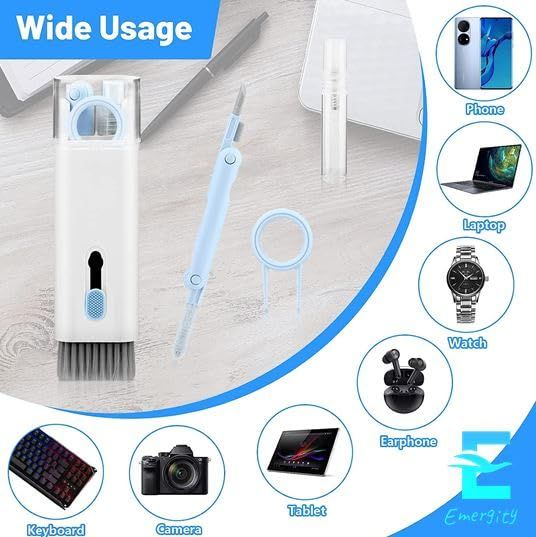 7 in 1 Keyboard & Earphone Cleaner,Soft Keyboard Cleaning Brush with ...