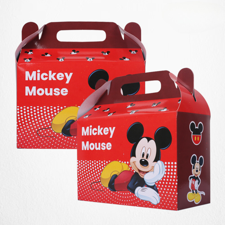 Pack of 10 | Minnie & Mickey Mouse Theme Goodie Boxes | For | Minnie ...