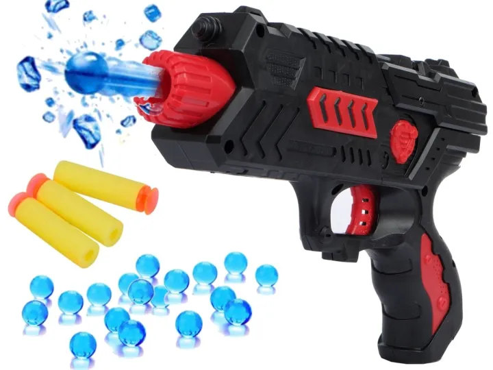 Multifunction 2-in-1 Absorbent Bomb & Soft Dart Shooter Toy for Kids ...