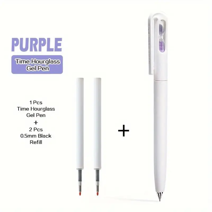 Time Timer Gel Pen, Rotatable Refill, Student Simple Creative Pen, 0 ...