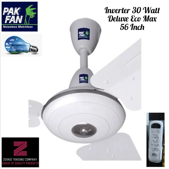 Pak Fan ceiling 30 Watt Inverter Deluxe Exo Max 56 Inch Copper | Daraz.pk