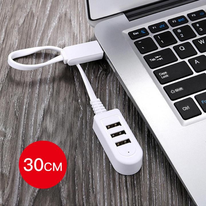 Ankndo 3 In 1 High Speed mini 3 Port USB Hub Cable Data Transfer Device ...