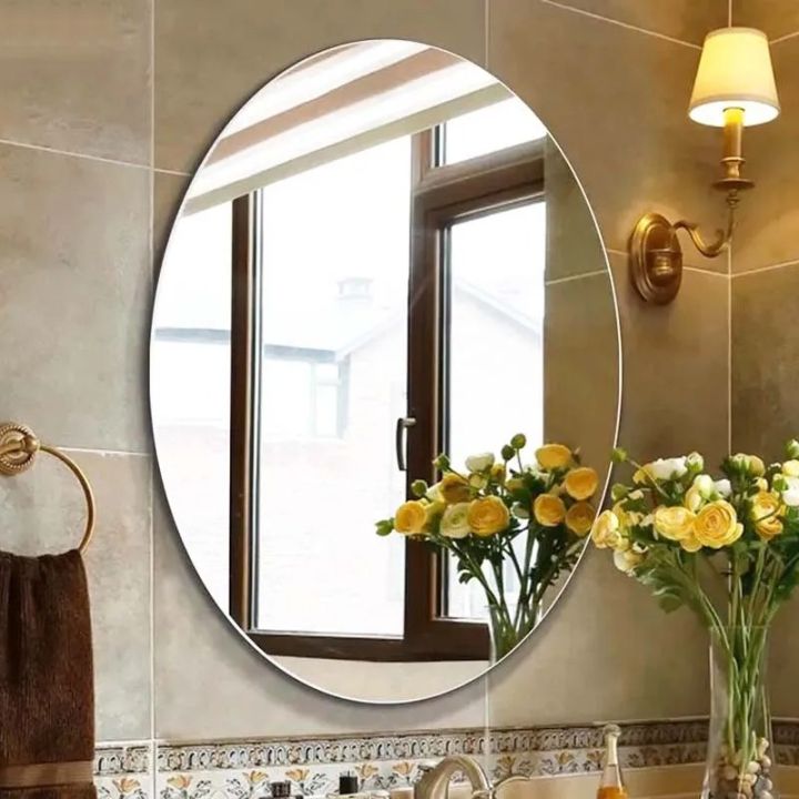 Wall Mirror Stickers – Self-Adhesive Decorative Mirror Sheets for Home ...
