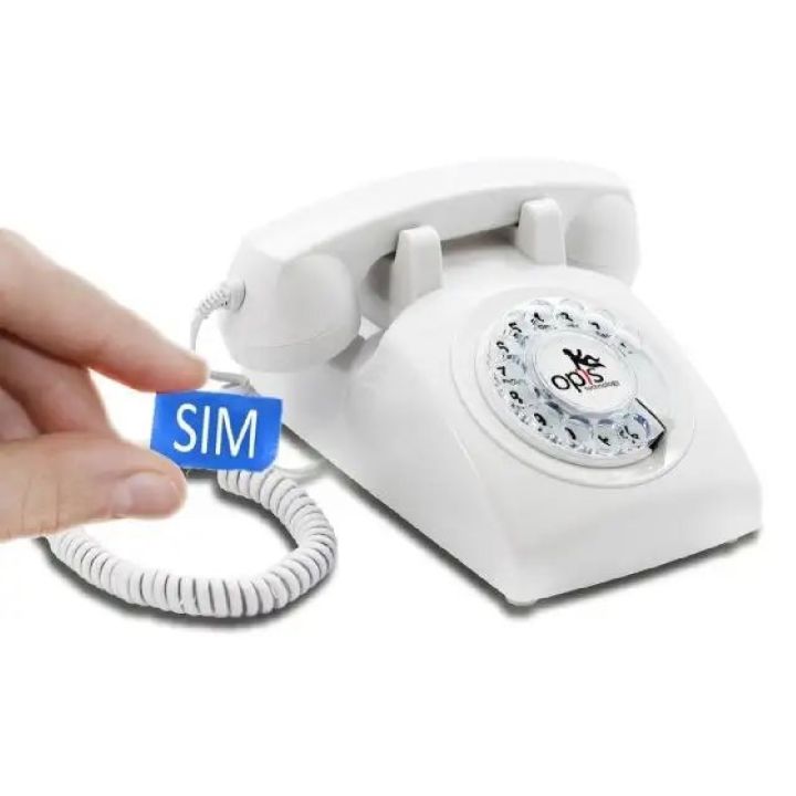 OPIS 60s MOBILE Retro mobile phone/rotary dial telephone/retro style ...