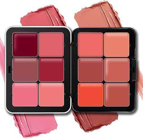 Click to see full view 12 Colors Cream Blush Palette Matte Blush ...