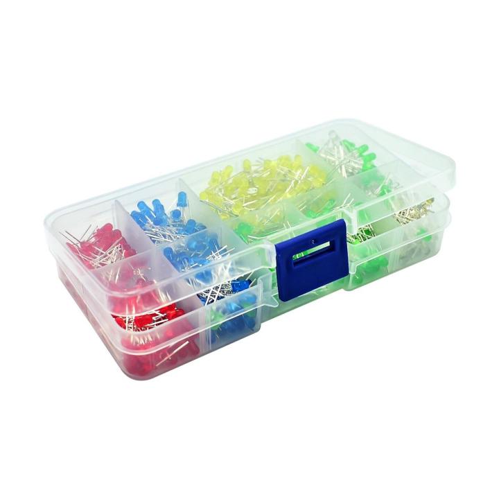 500Pcs/lot 3mm LED Diode Kit Ultra Bright LEDs Lights Lamp Emitting ...