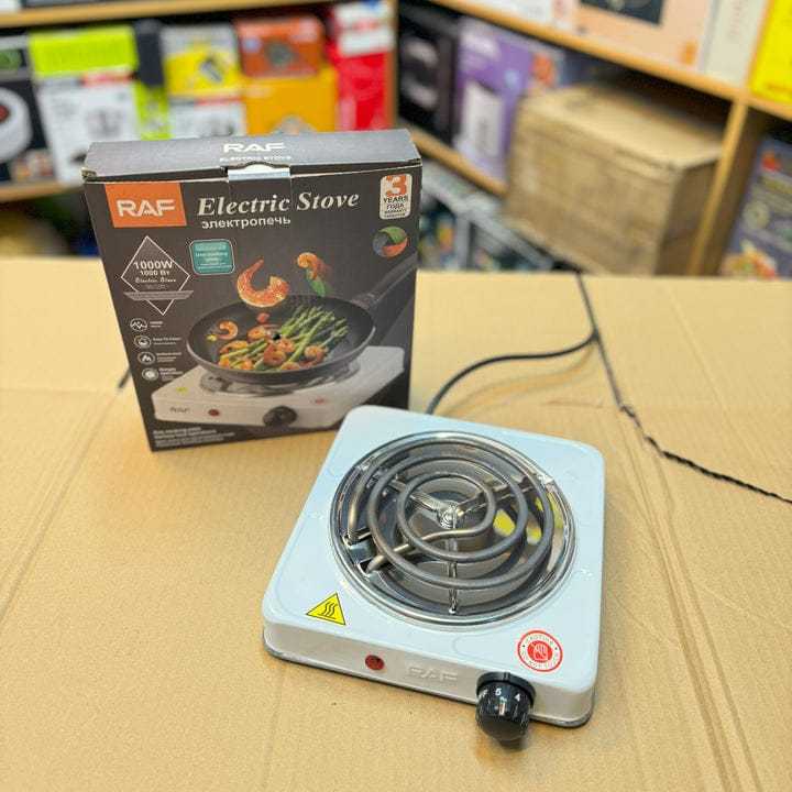 RAF Electric Stove & Hot Plate R.8011A – 1000W Single Burner Cooker, Portable & Fast Heating ...