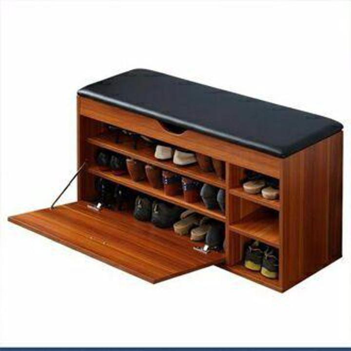 Modern-shoes rack with siting and storage | Daraz.pk