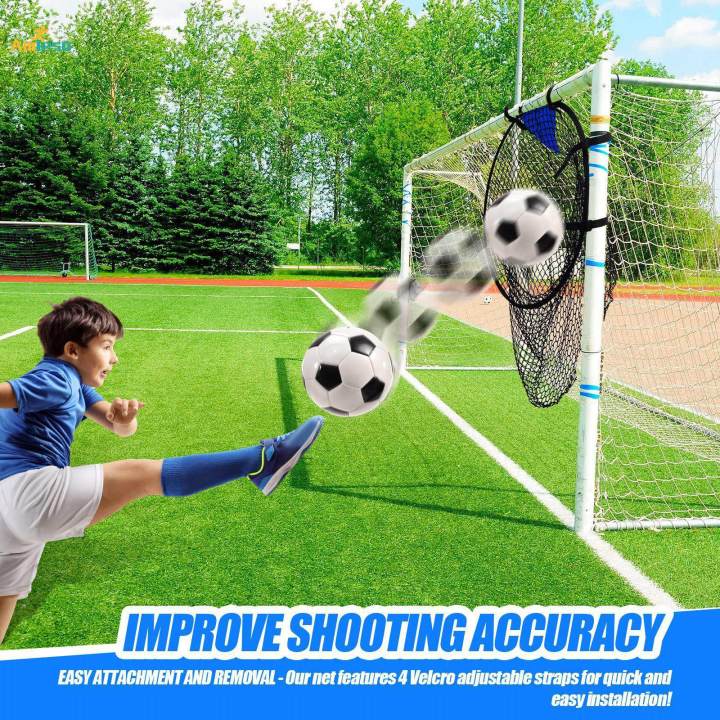 Soccer Top Bins Soccer Goal Target Nets Lightweight Football Goal ...