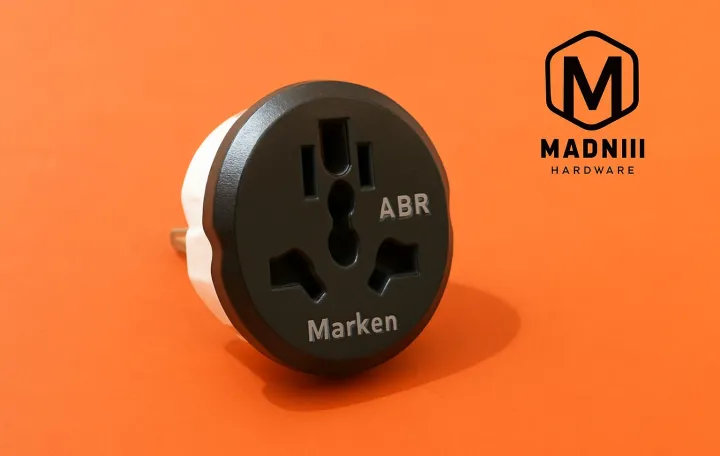 2 pairs of Universal Travel Adapter 16A Multi Plug Socket – All in One ...