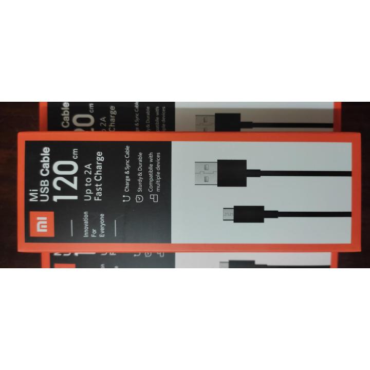 Imported MI USB Cable 120cm 2A (Micro USB Charge & Sync Cable x 1 ...