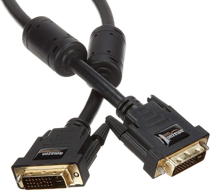 Amazon Basics DVI to DVI Monitor Adapter Cable - 3 Ft (0.9 Meters ...