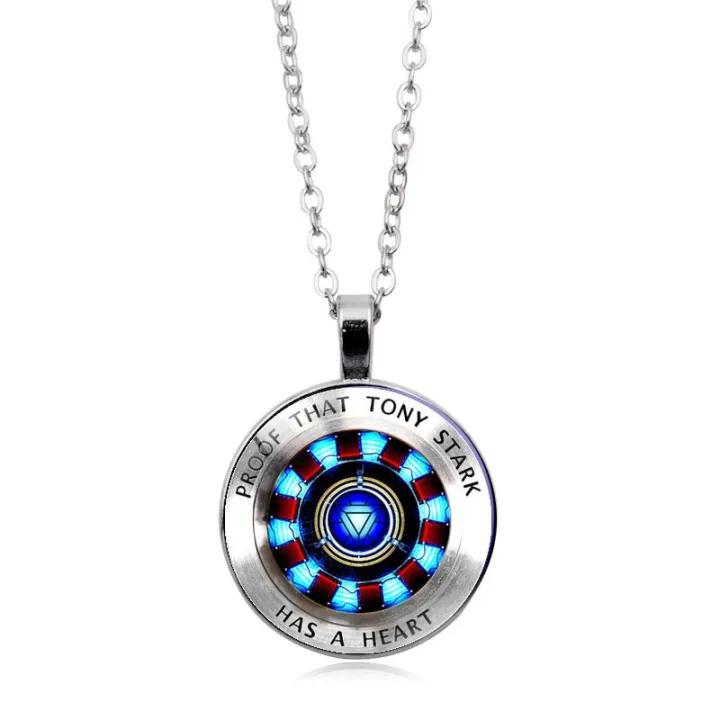Ready Stock DC Marvel Avengers Superhero Ironman Tony Stark Heart Glass ...
