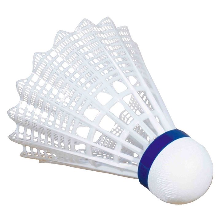 Pack of 12 Nylon Badminton Shuttle – Durable Feather-Like Plastic ...