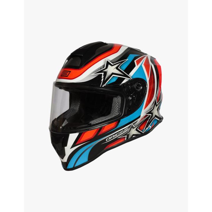 Origine Helmet Dinamo Kids – Stars Revolution – Gloss Fluo Red-Black ...