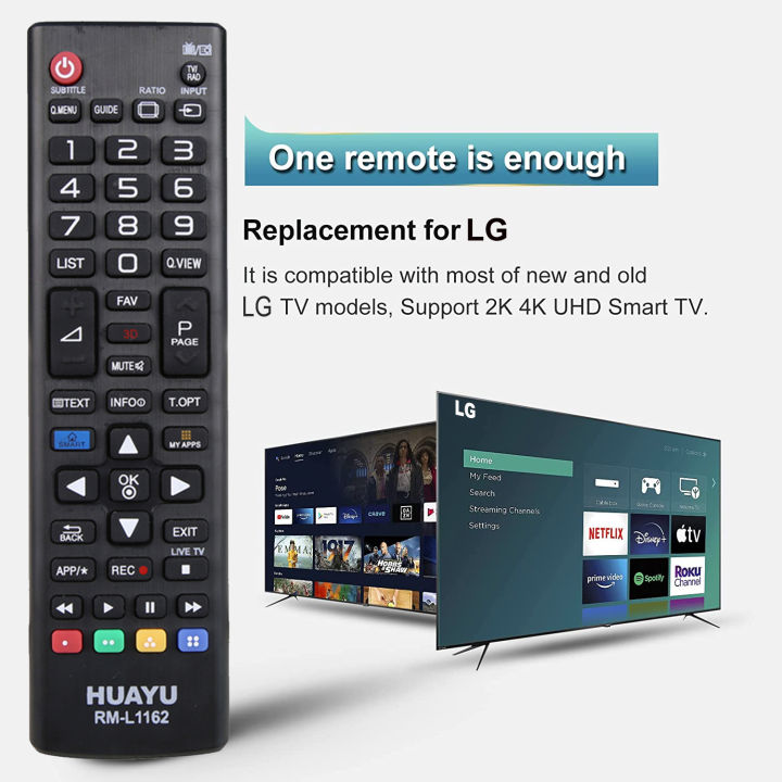 LG Universal Remote For LED & LCD TV Huayu RM-L1162 | Daraz.pk