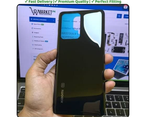 Mi 11T Pro Back Glass Body Battery Cover Rear Door Housing Back Panel ...