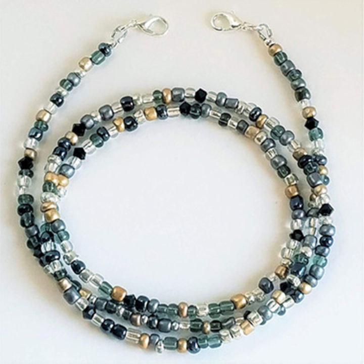 70cm Women Beads Chain Face Chain Necklace Strap Non-slip Eyeglass ...