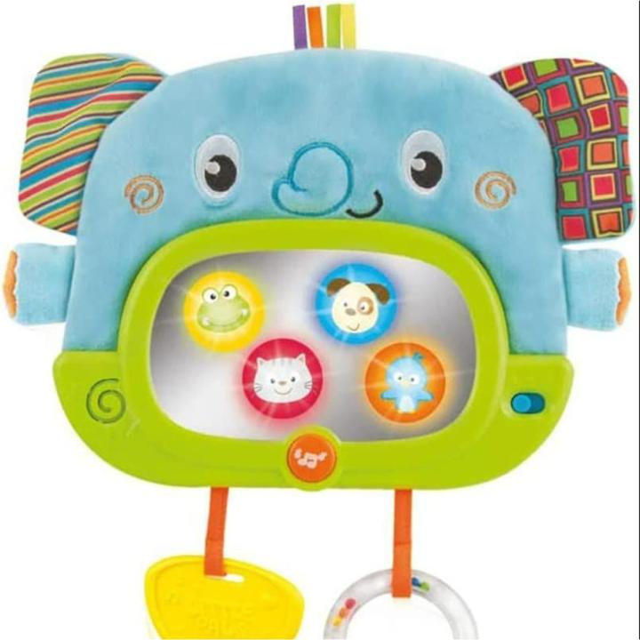 Elephant Friend Day and Night Toy with Mirror, Animals Lights & Music ...
