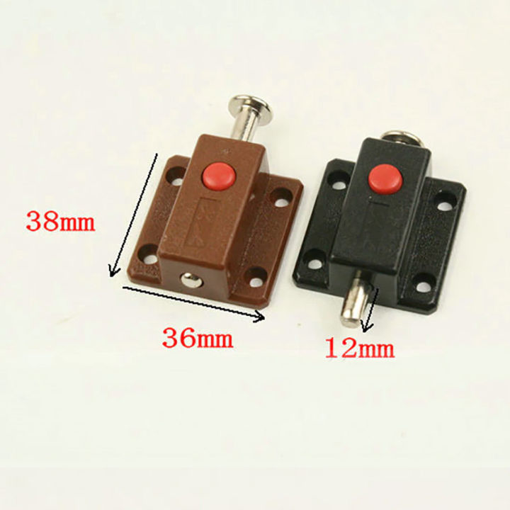 Modern Window Cabinet Push Button Plastic Spring Load Automatic Door ...