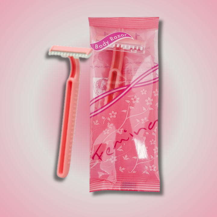 Femina Single Blade ( pack of 1, 2, 3, 4, 5 ) Disposable Body Razor for ...