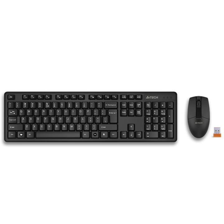 A4Tech Wireless Keyboard & Silent Click Mouse ( 3330NS ) | Daraz.pk
