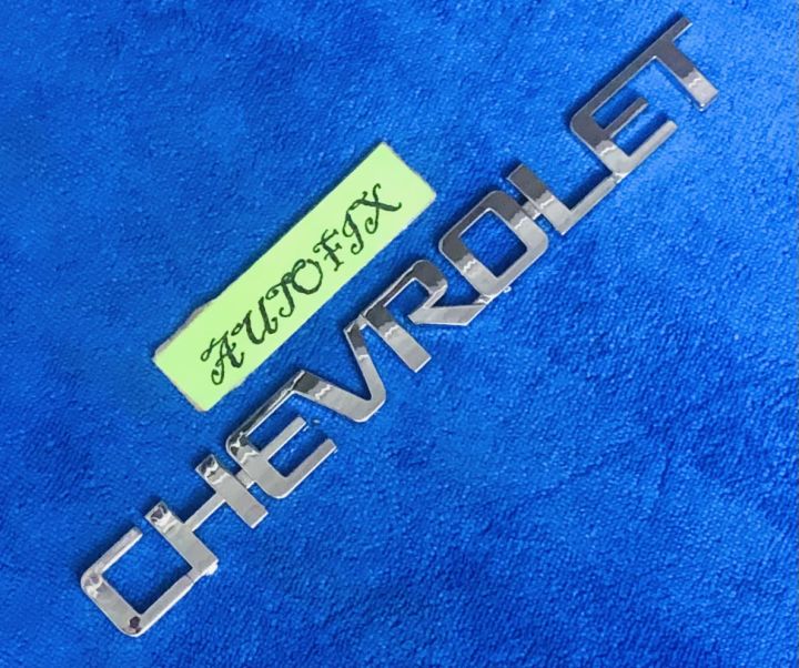 Chevrolet rear plastic Emblem Silver (Local) 01 PC | Daraz.pk
