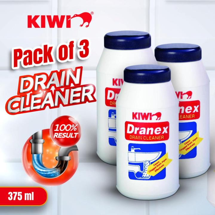 Pack of 3 Dranex - Drain Opener - Drain Cleaner - Drain Clog Remover ...