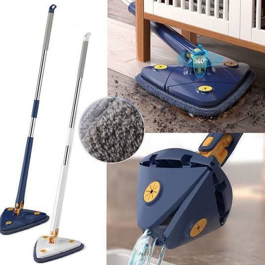 Heavy Duty Twist Mop for Floor Cleaning – Hands-Free Self Wringing Mop ...