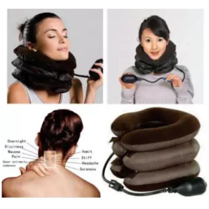 Inflatable Cervical Neck Traction Device Improve Spine Alignment Reduce ...