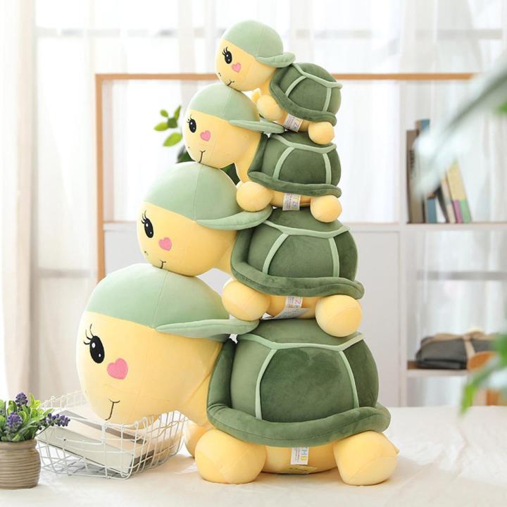 New hooded little turtle elastic super soft plush toy doll cute and ...