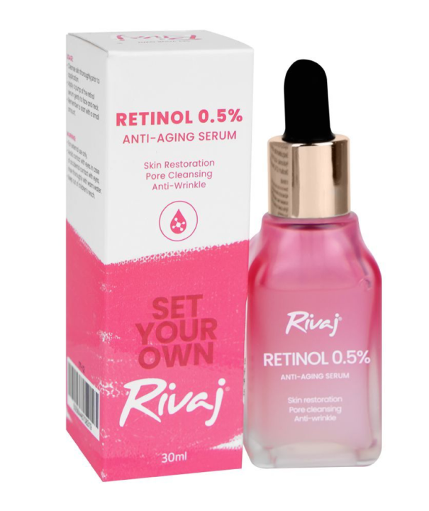 Rivaj Retinol 0.5% Anti-Aging Serum, 30ml | Daraz.pk