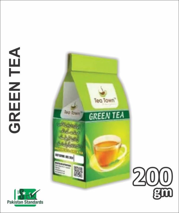 Tea Town Green Tea 200 Gram | Daraz.pk