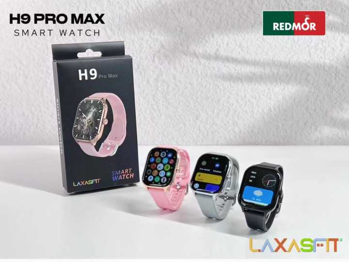 H9 Pro Max Smartwatch with Big Display, Bluetooth Calling, Fitness ...