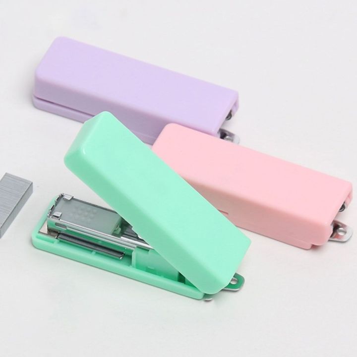 Portable Candy Color Mini Stapler Multifunction Bookbinding Supplies ...