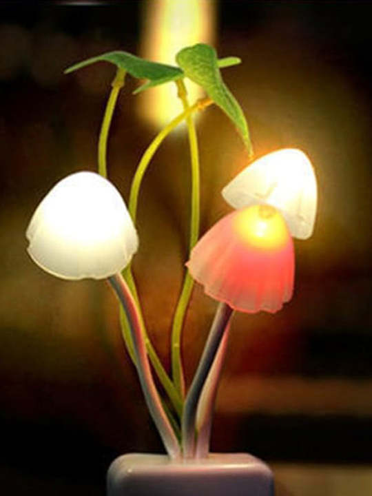 Cut Price Night Light Colorful Sensor LED Mushroom Light | Daraz.pk