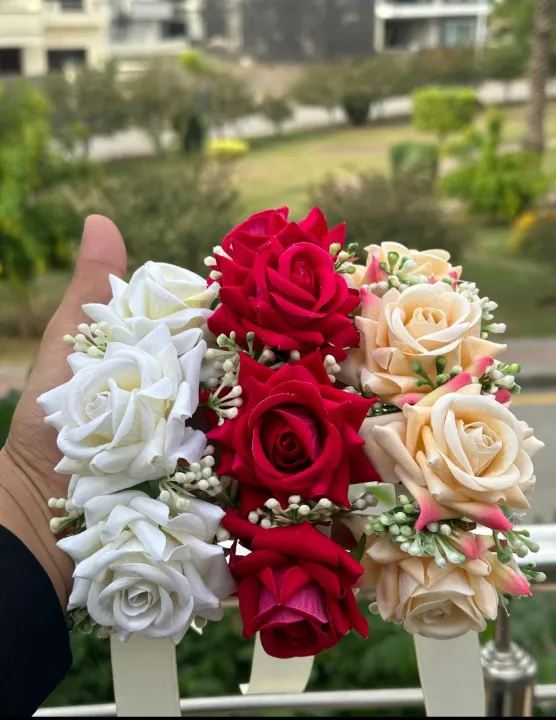 🌸 **Artificial Flower Gajray for Girls | Imported Floral Gajra Bangles ...