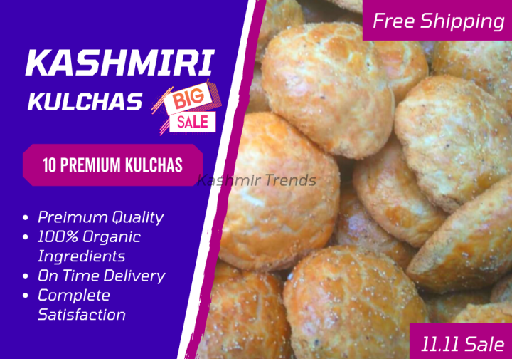 Kashmiri Kulchas - Original & Authentic - Pack of 10 | Daraz.pk