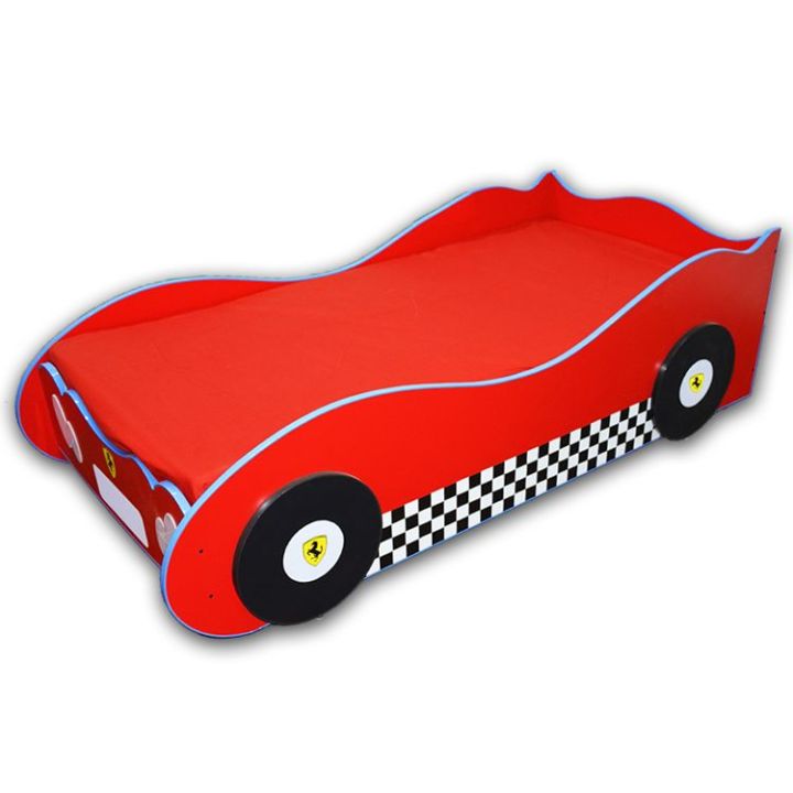 Furnishoo Kids Racing Car Bed - Kids Bed - Red Car Bed | Daraz.pk